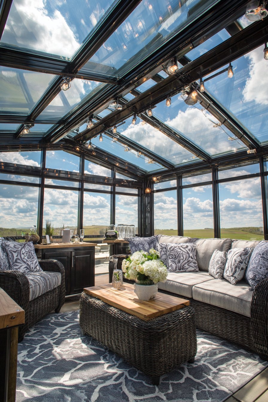 17+ Cozy Sunroom Living Room Ideas | Glowdecors